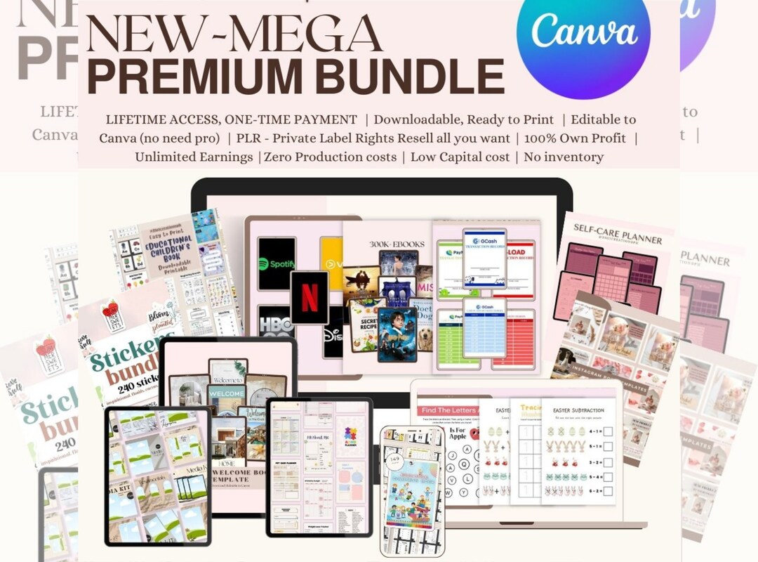 Over 20 Million Digital Products Bundle New Mega Premium Bundle Digital ...