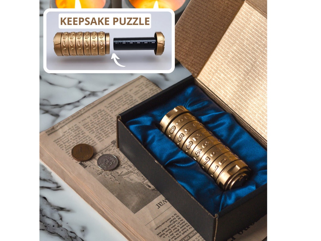 Birthday Gift Cryptex Keepsake Box Unique Personalized Gift Idea - Etsy