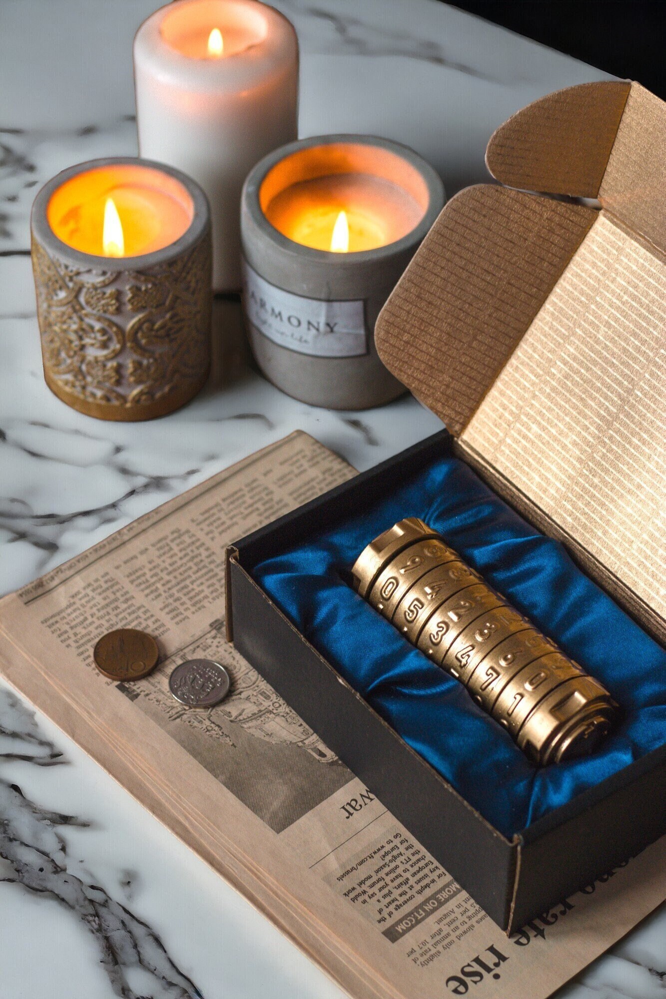 Puzzle Box Personalized Cryptex Custom 3D Money Safe Keepsake With ...