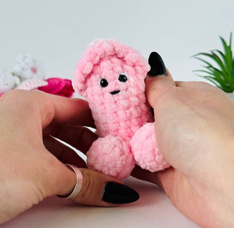 Crochet Penis Pattern, Amigurumi Keychain (PDF Pattern) - Etsy