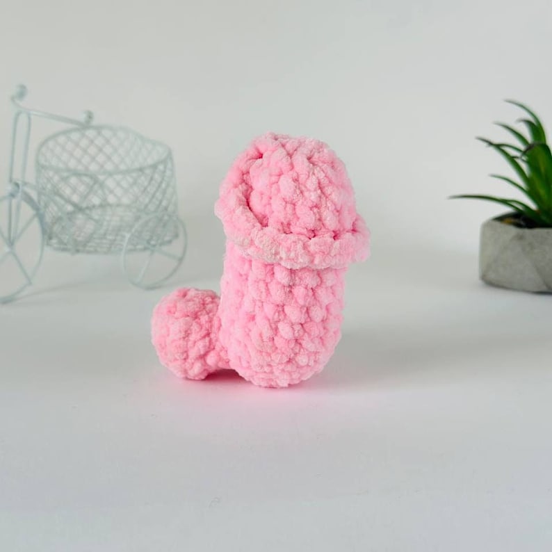 Crochet Penis Pattern Amigurumi Keychain Pluch Dick Crochet Sex Toys Cute And Unique