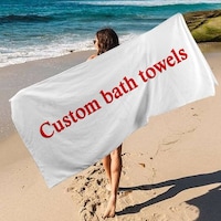 Custom Father's Day Beach Towel, Grandkids Name Daddytowel, DAD ...