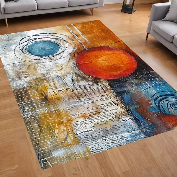 Painted Canvas Rugs - Etsy