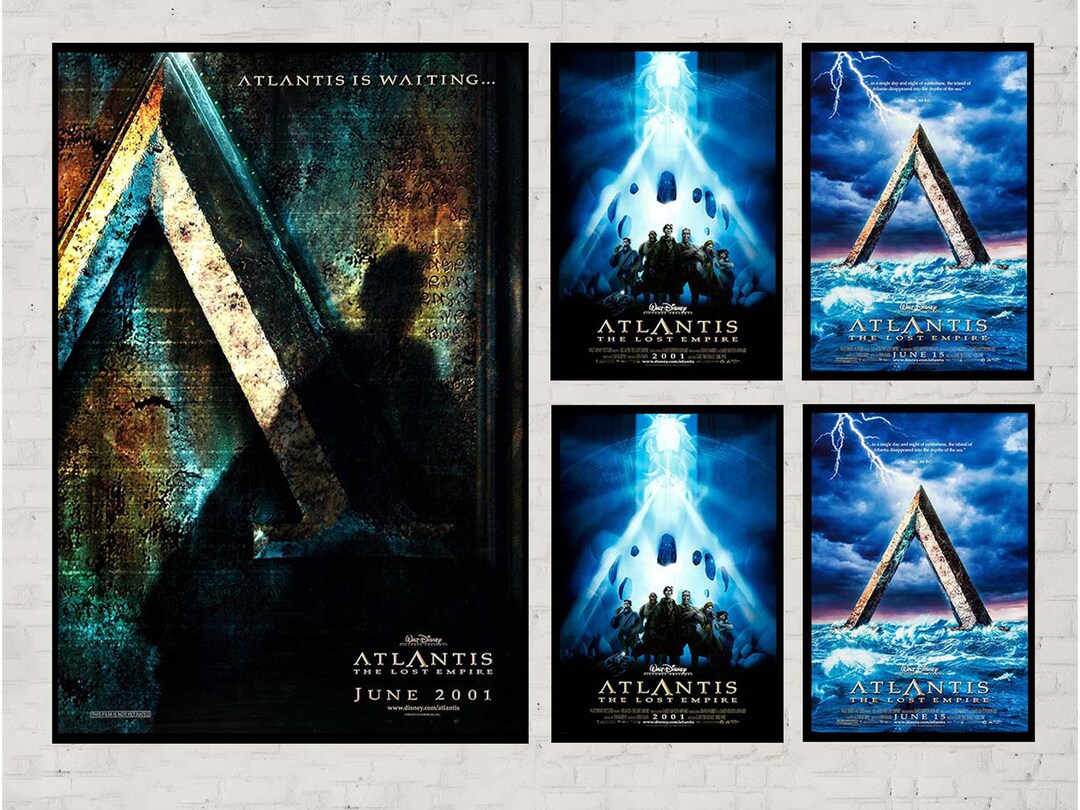 Atlantis the Lost Empire Movie Poster Print-room Decor-movie Art-gifts ...