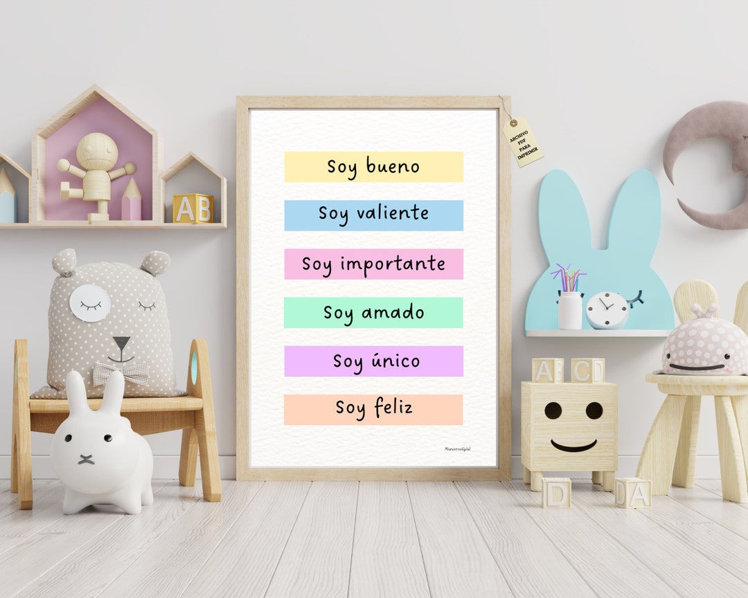 Positive Phrases for Children, Motivational Poster for Children ...