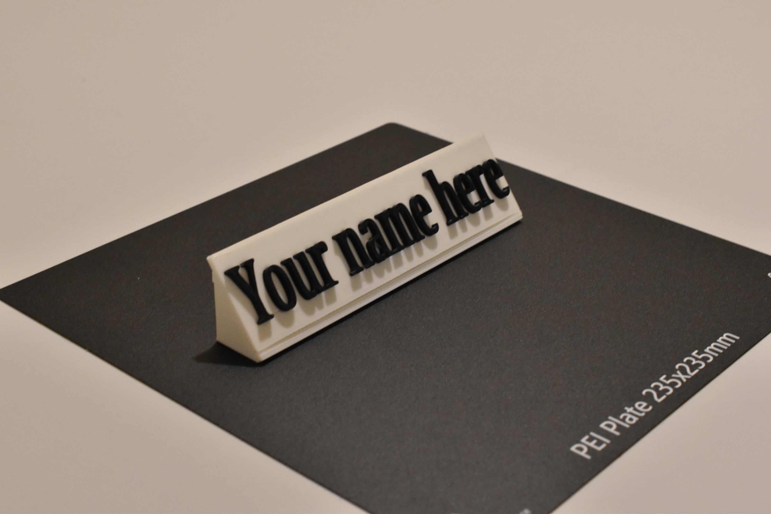 Custom 3D Nameplate - Etsy