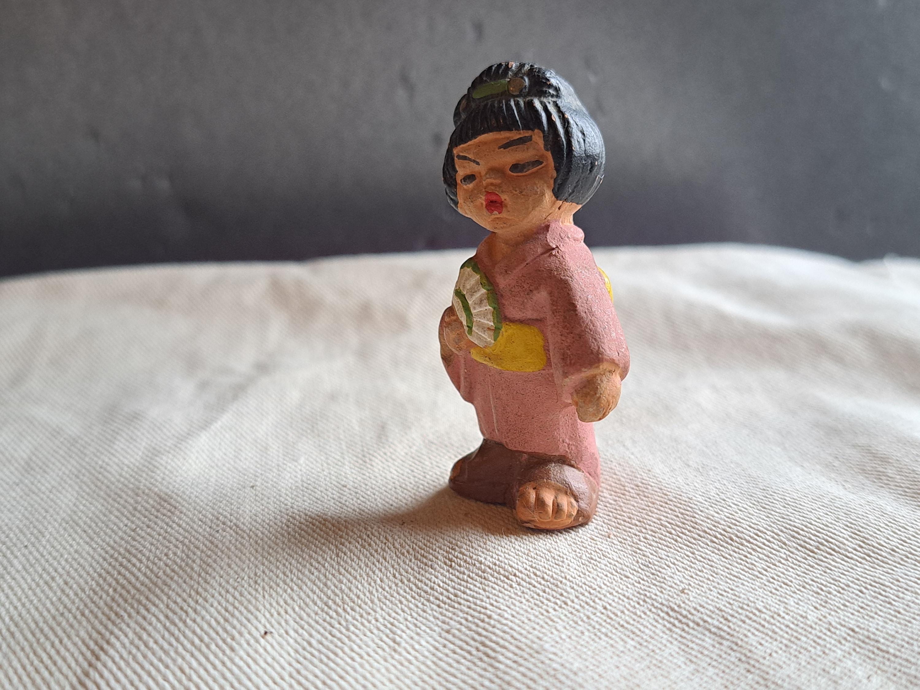 Terracotta Geisha, Japan, Miniatures, Puppets, Clay, Miniature People ...