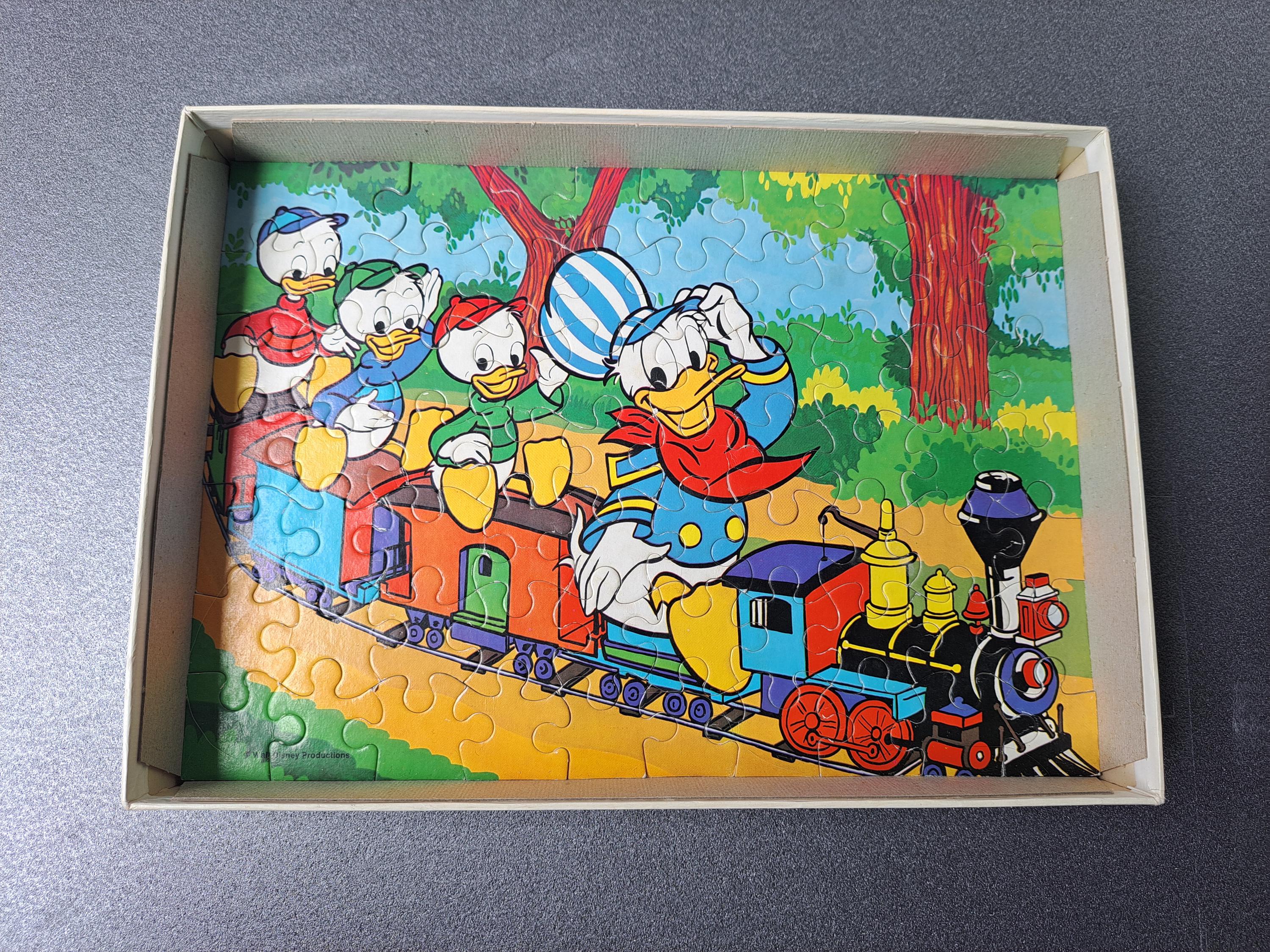 Jigsaw Puzzle Donald Duck, Huey, Dewey, and Louie, Donald Duck, Walt ...