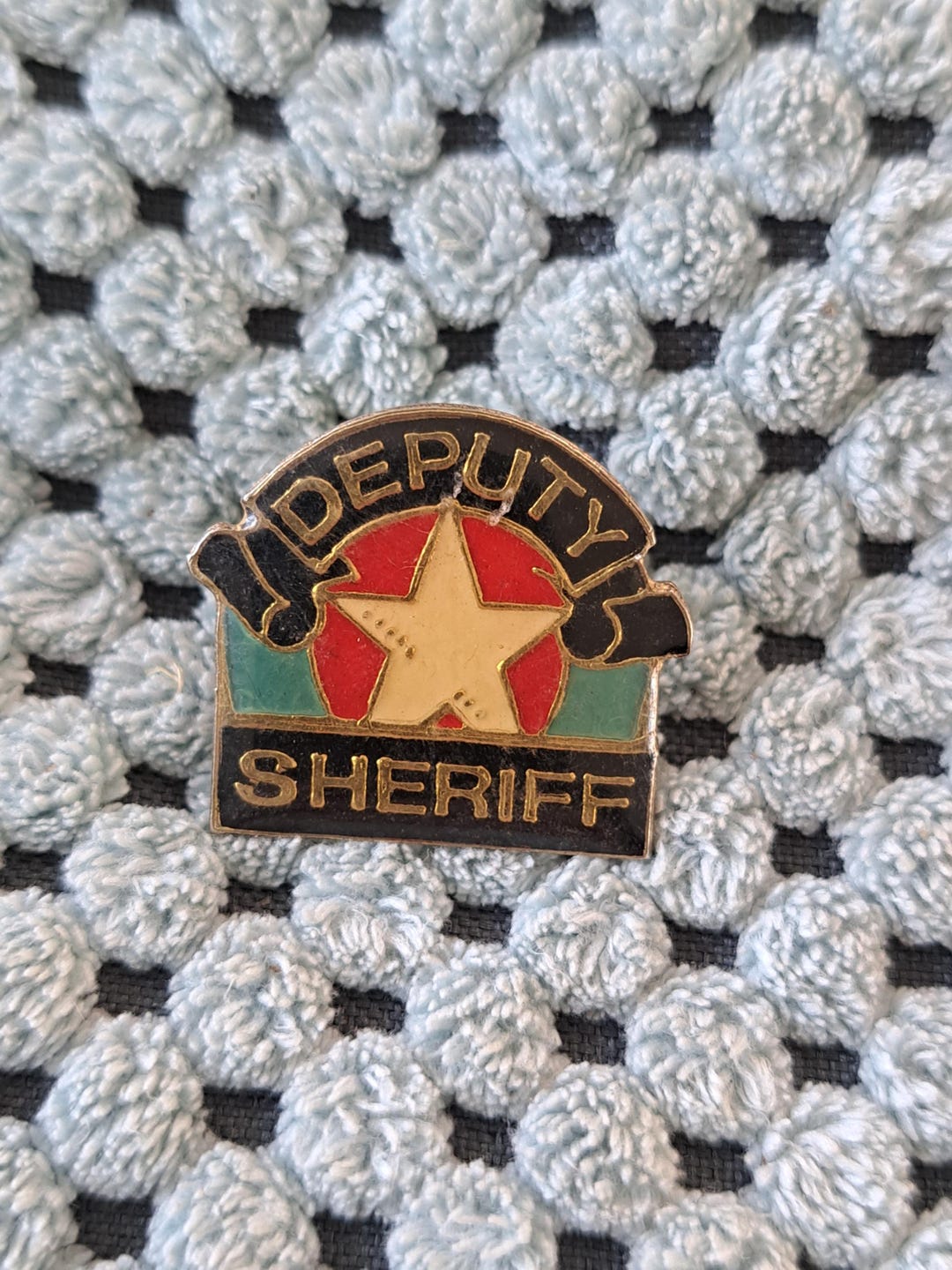 Vintage Deputy Sheriff Star Enamel Pin, Forluckvintage - Etsy