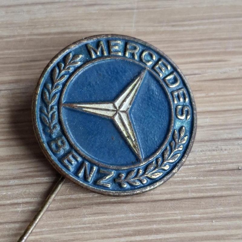 Vintage Mercedes Pin - Etsy