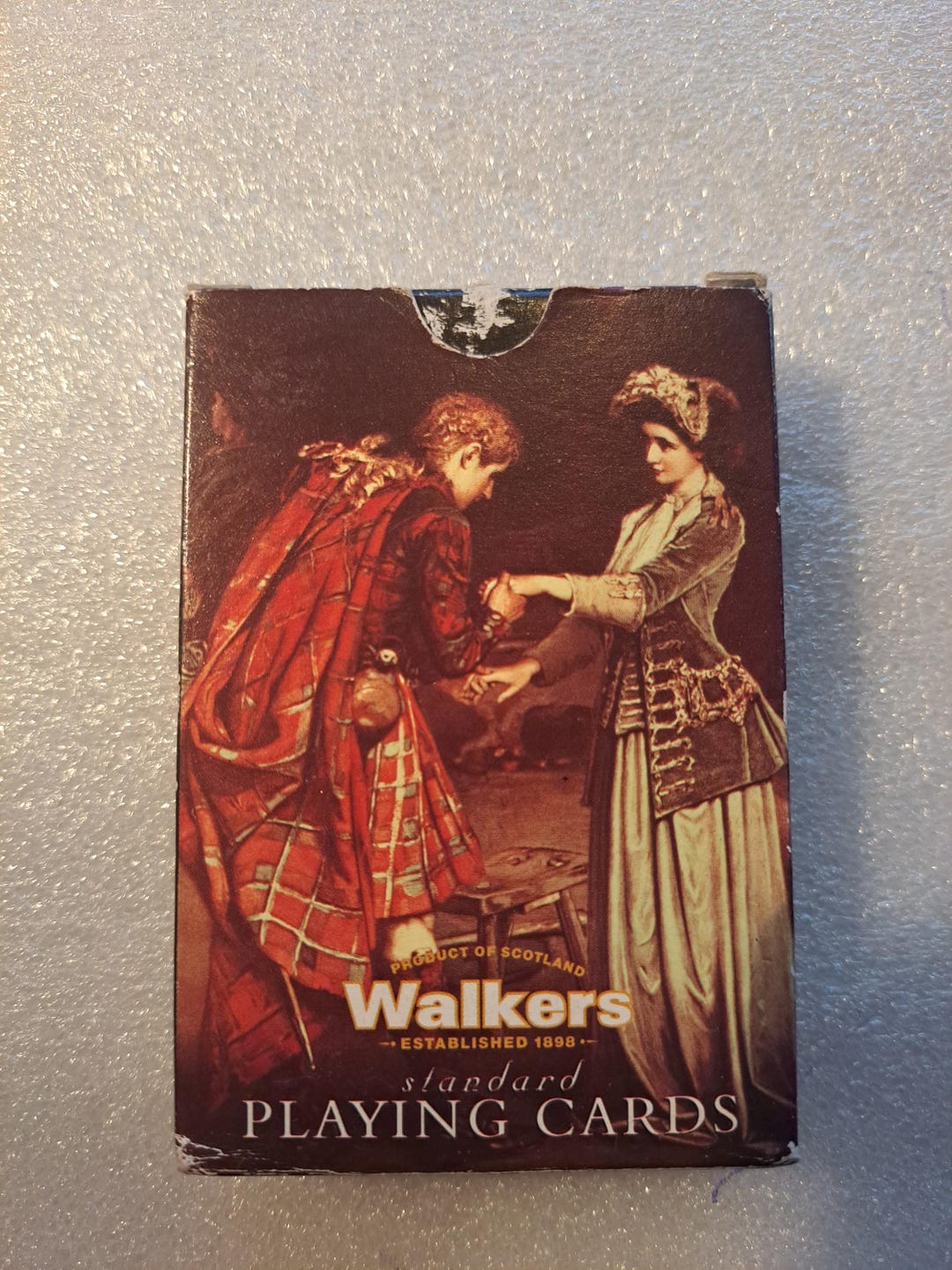 Vintage Walkers PLAYING CARDS Shortbread Scotland Advertising Standard ...