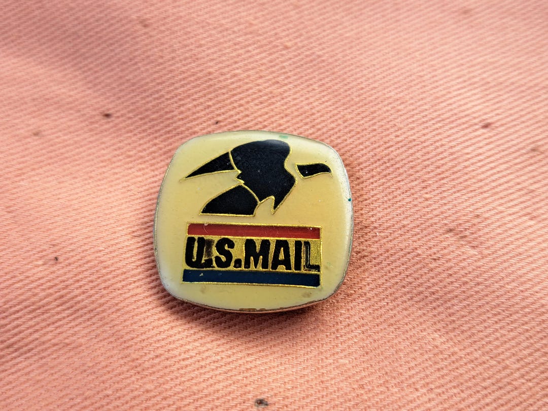 America, USPS Postal Service Logo, Pin, Badge, Button, Pin-back Button ...