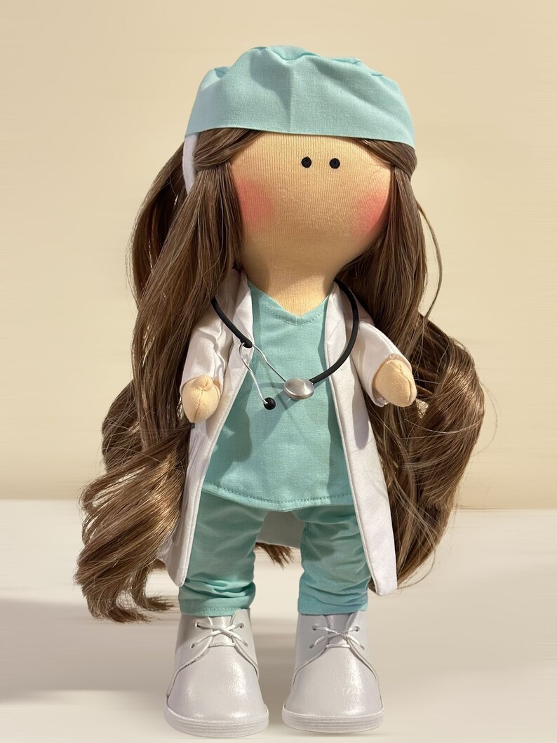 Medical Cloth Doll Nurse Cloth Doll Doctor Cloth Doll Personalized ...