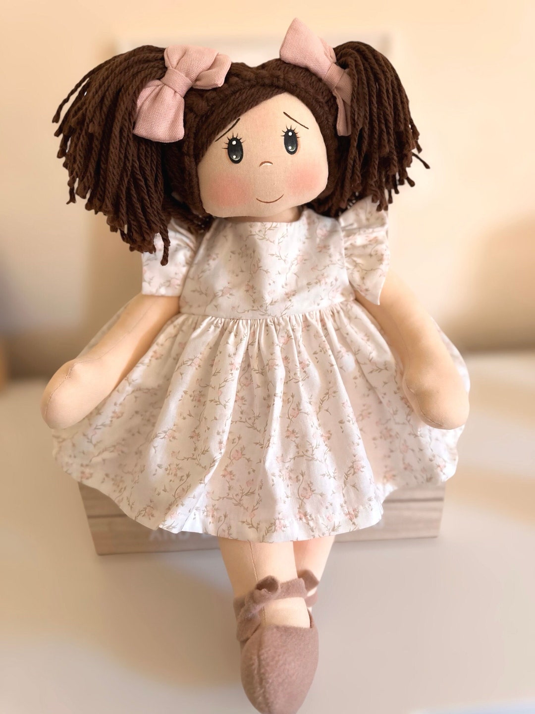 Persinalized Rag Doll Gift for Girl Perfect Customized Gift New Baby ...