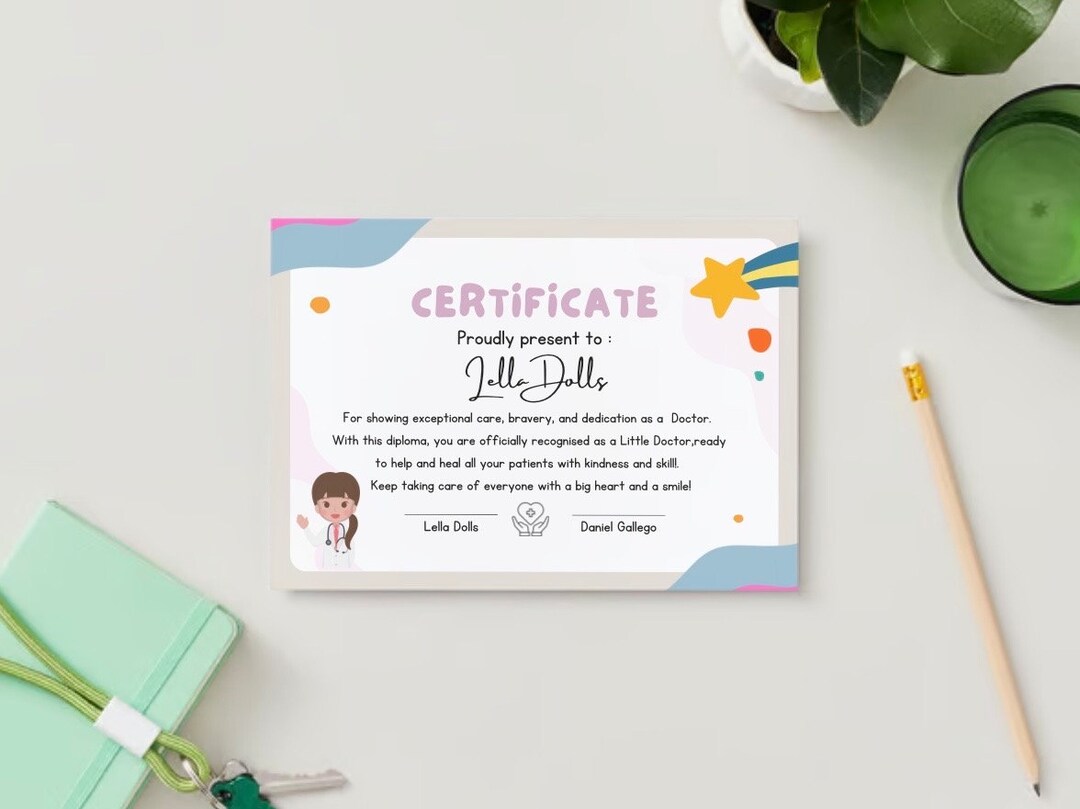 Custom Birth Certificate Unique Birthday Present Custom Digital ...