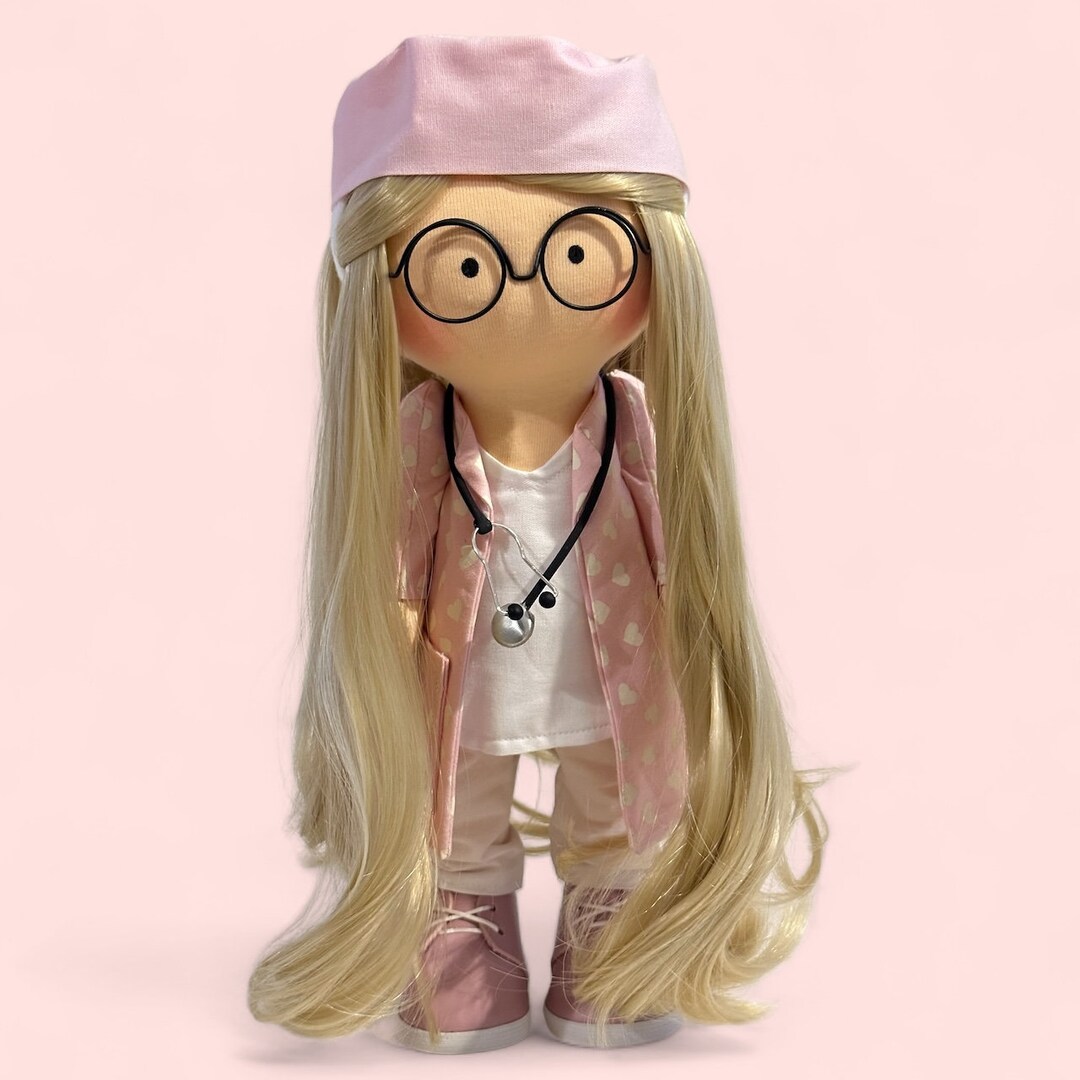 Medical Cloth Doll Nurse Cloth Doll Doctor Cloth Doll Personalized ...