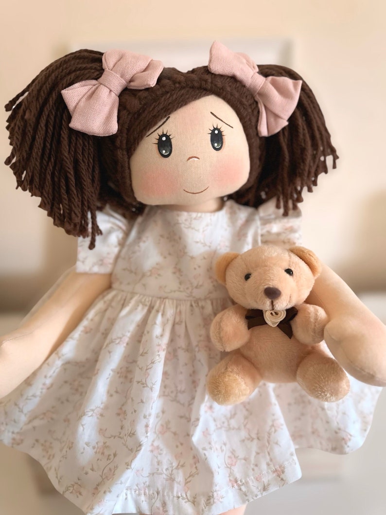 Persinalized Rag Doll Gift for Girl Perfect Customized Gift New Baby ...