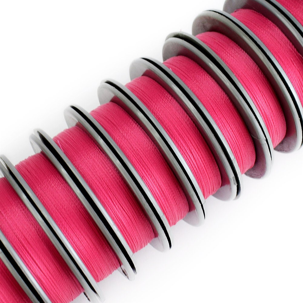 Pink Color Beading Threads, Strong Thread for Beadworks, Thread Set ...