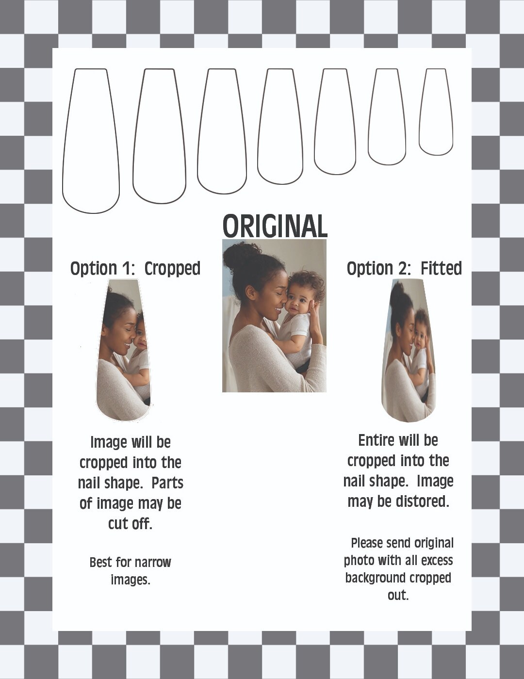 Custom Printed Nail Decals - Your Images & Design - Etsy