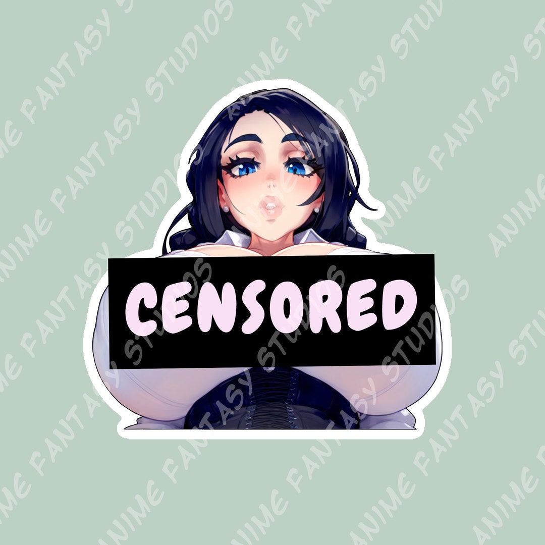 Ecchi Anime Girl Sticker Sexy Anime Manga Decal Nsfw Laptop Decals