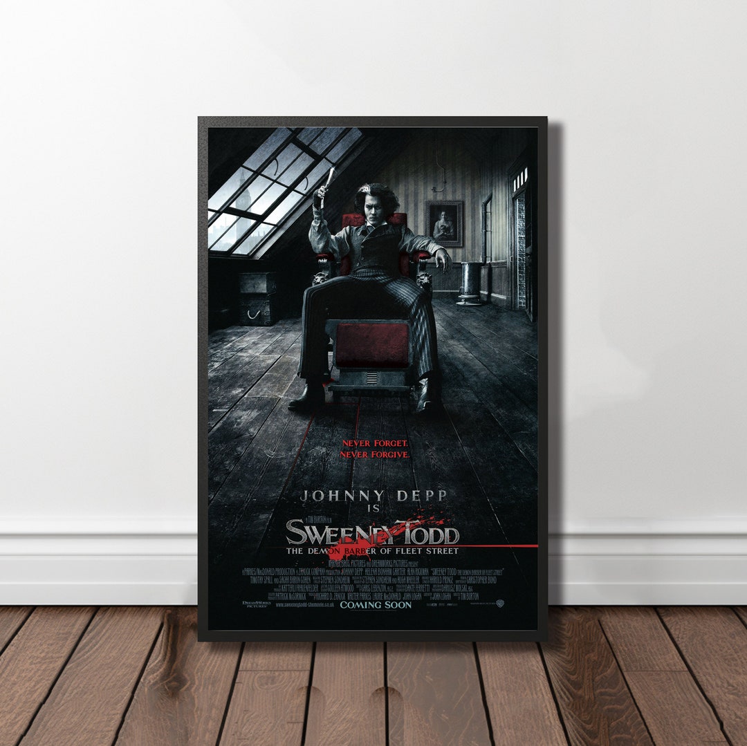 Sweeney Todd Movie Poster,film Fan Collectibles,vintage Movie Poster ...