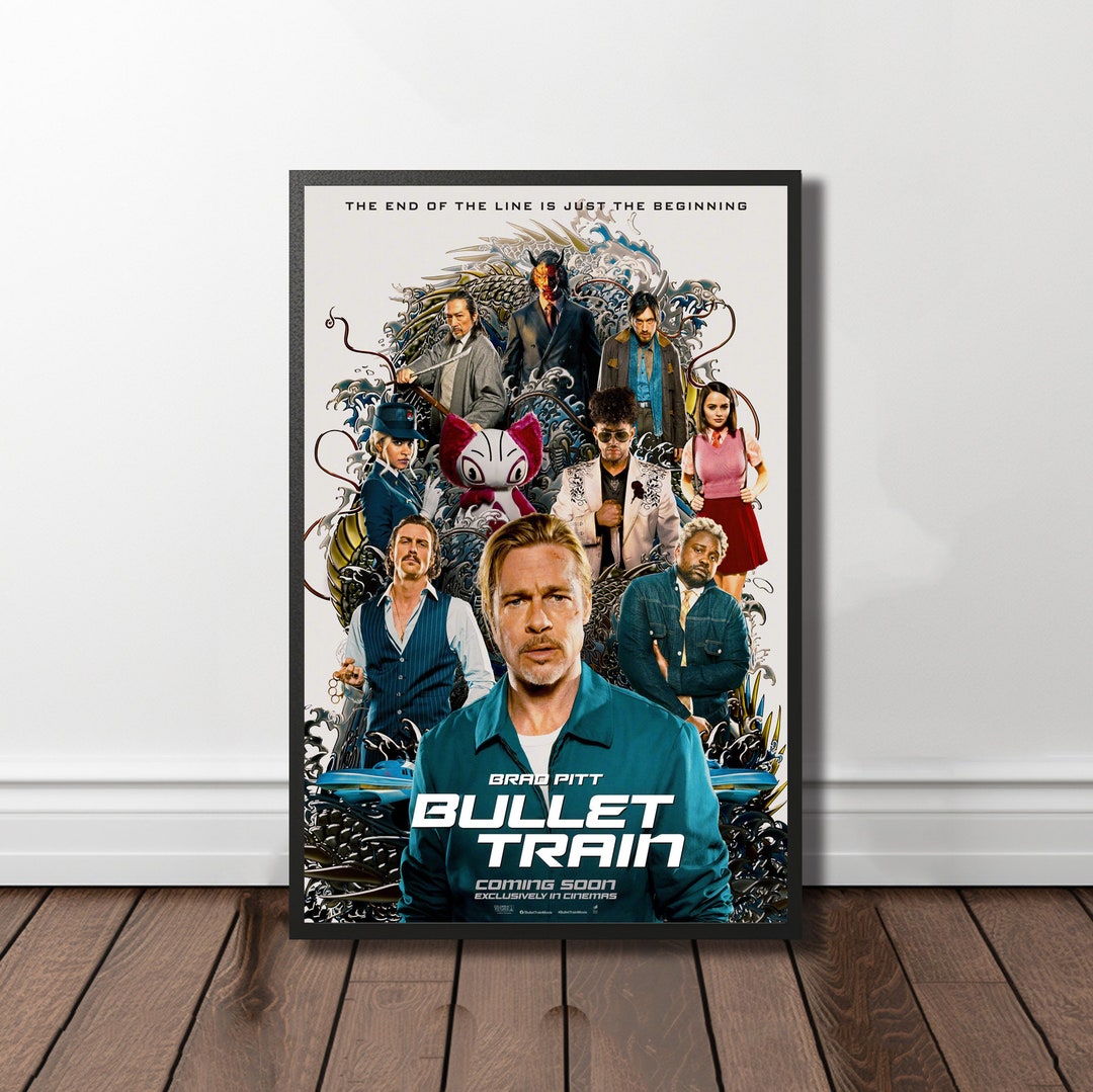 Bullet Train Movie Poster,film Fan Collectibles,vintage Movie Poster ...