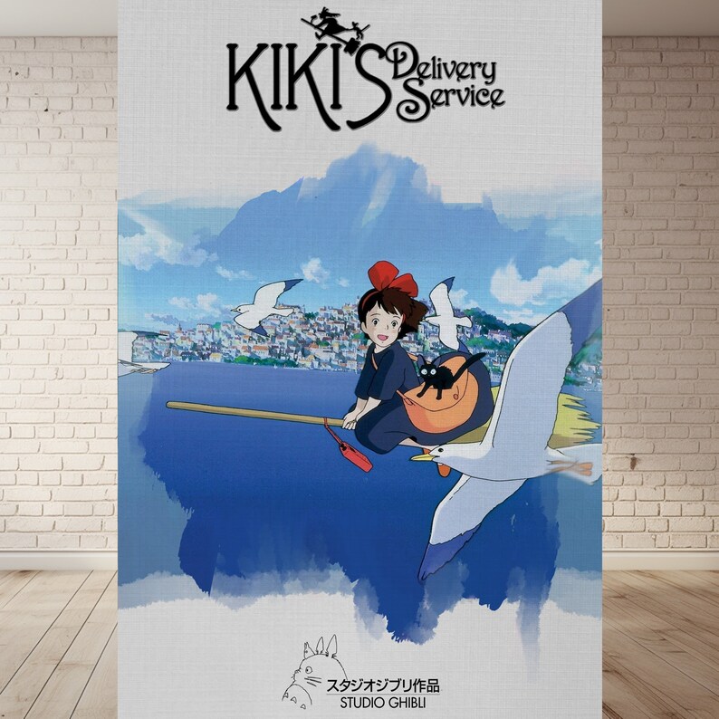 Kikis Delivery Service Movie Poster,film Fan Collectibles,vintage Movie ...