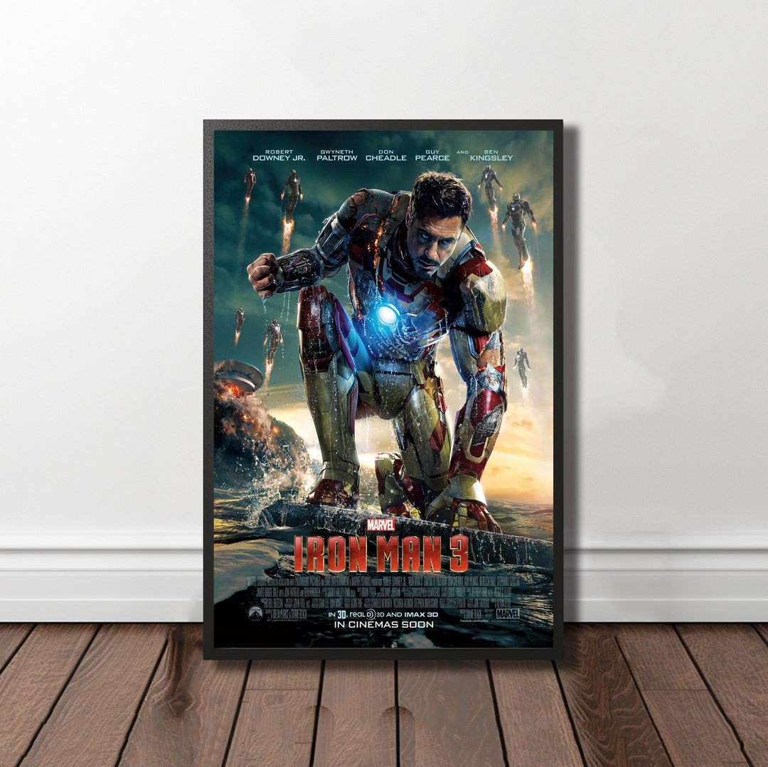 Iron Man 3 Movie Poster,film Fan Collectibles,vintage Movie Poster,home ...