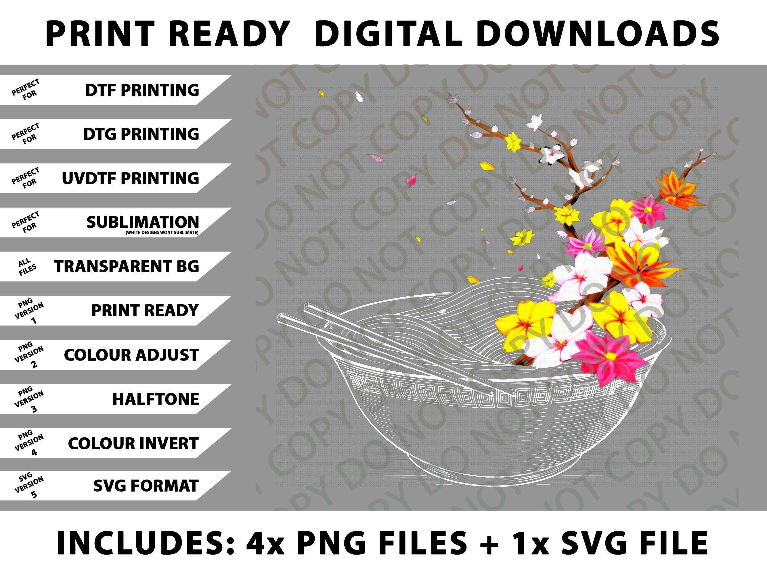 Simply Ramen Png Bundle, SVG Files, Digital Downloads - Etsy