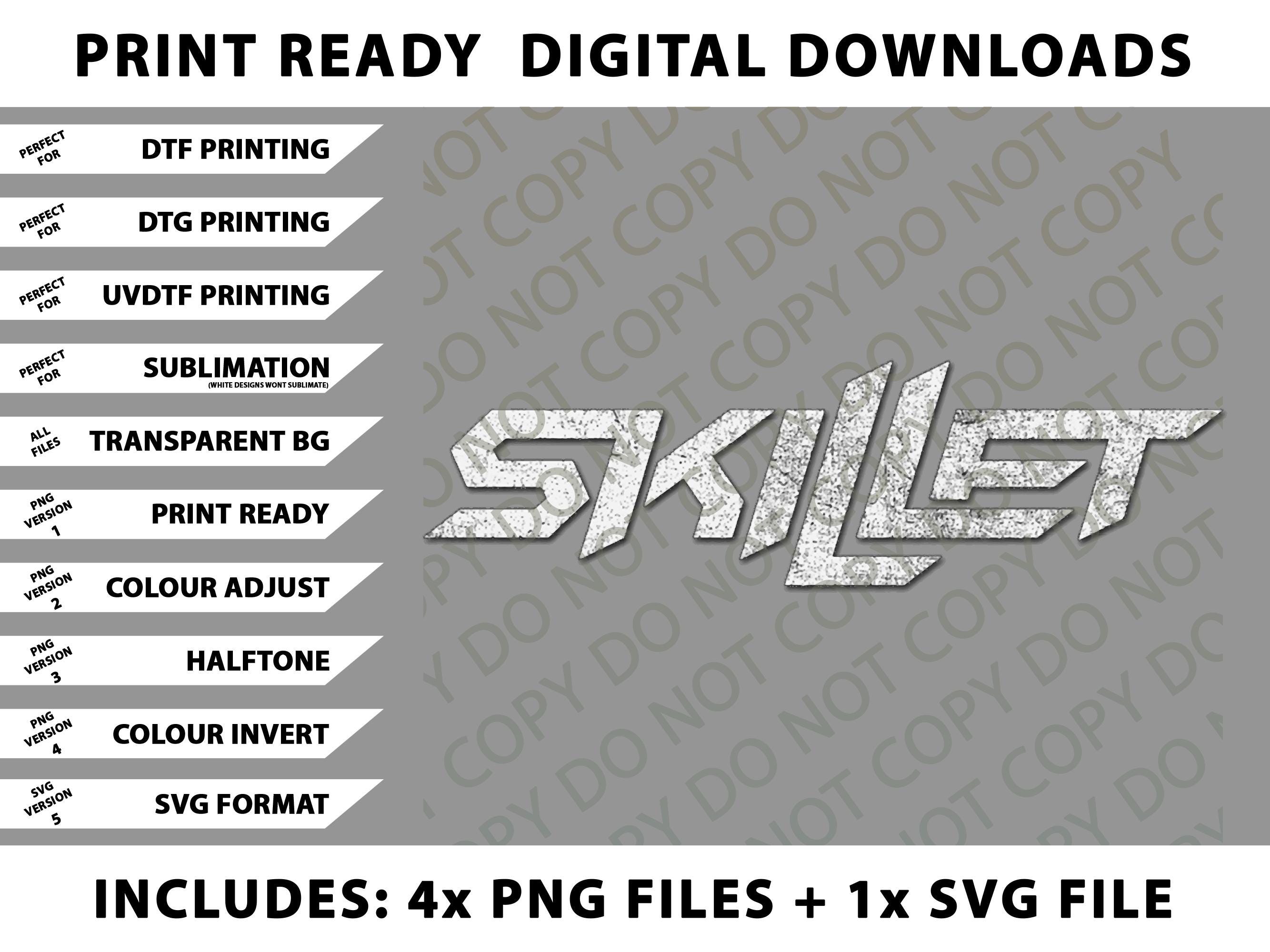 Skillet Logo Png Bundle, SVG Files, Digital Downloads - Etsy