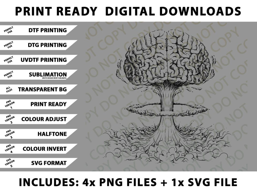Mind Blowing Png Bundle, SVG Files, Digital Downloads - Etsy