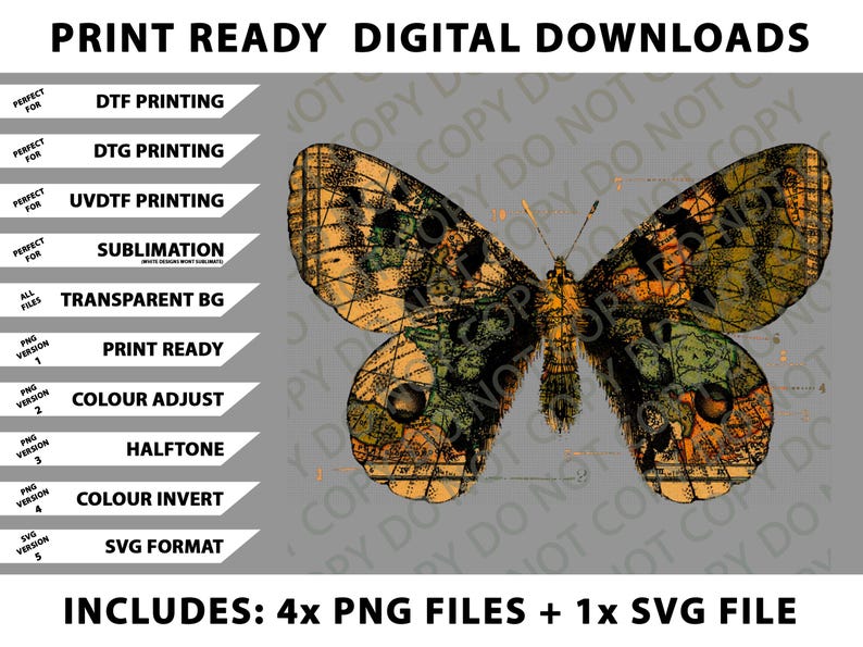 Time Flies Png Bundle, SVG Files, Digital Downloads - Etsy