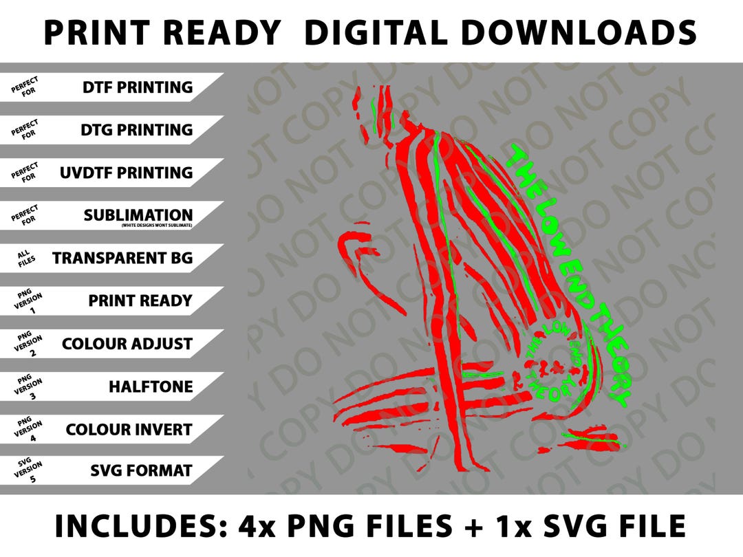 Low End Theory Classic Png Bundle, SVG Files, Digital Downloads - Etsy