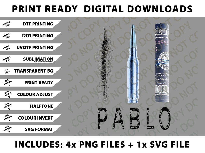 Pablo Escobar Shirt, Narcos Columbia Png Bundle, SVG Files, Digital ...