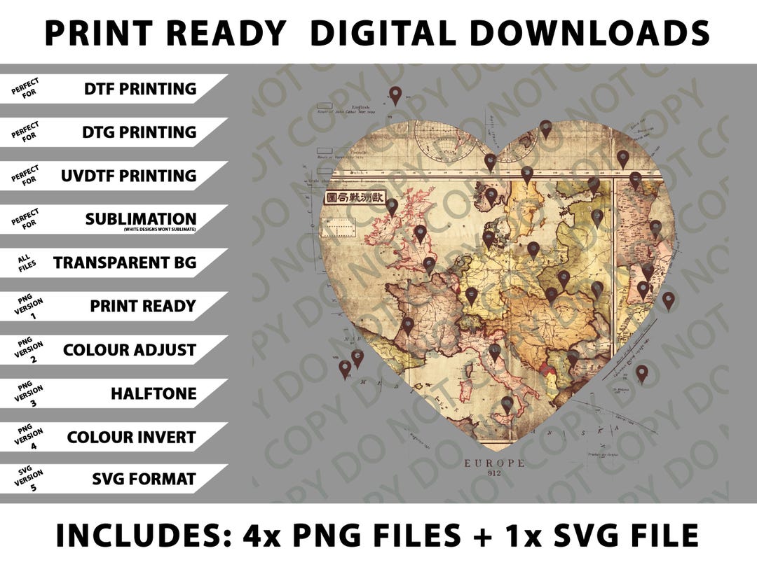 Love to Travel Png Bundle, SVG Files, Digital Downloads - Etsy