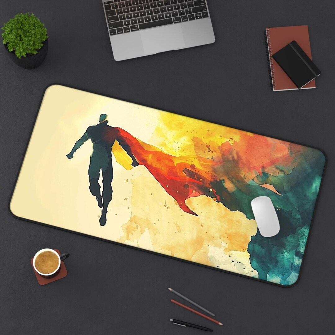 Invincible Omni Guy Gaming Desk Mat Gift for Comic Fan Mouse Pad Gift ...