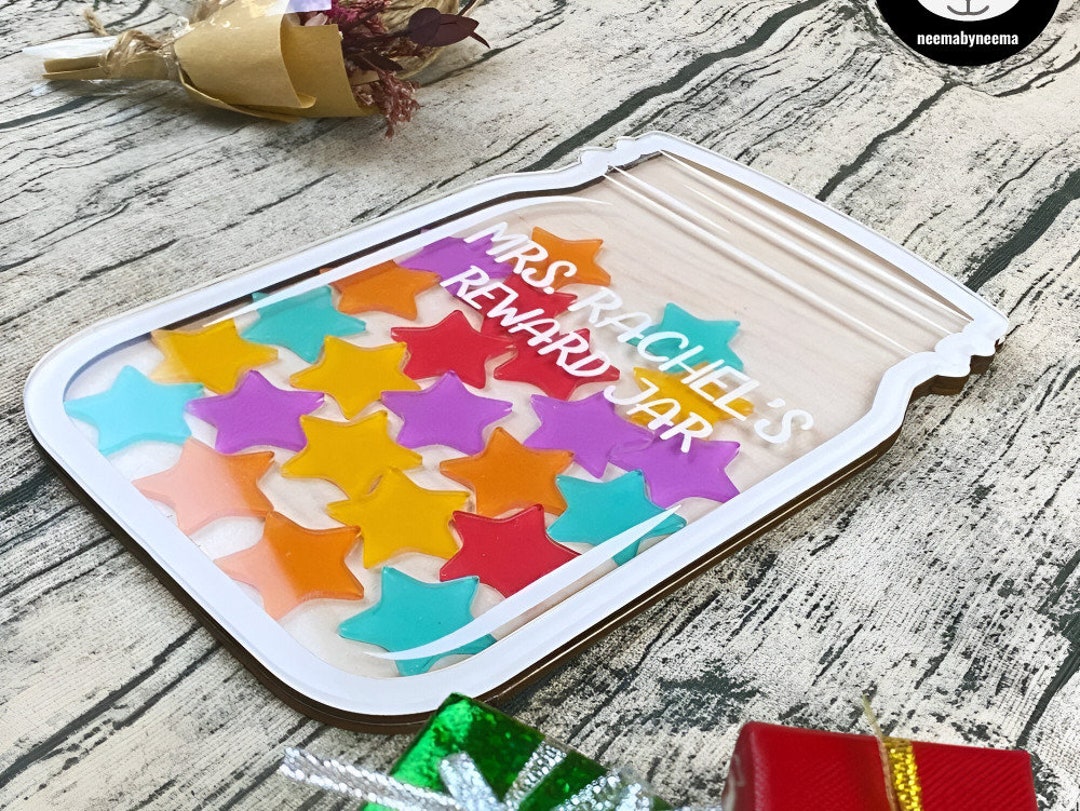 Personalized Reward Jar Magnet for Kids, Reward Jar Magnetic Classroom ...