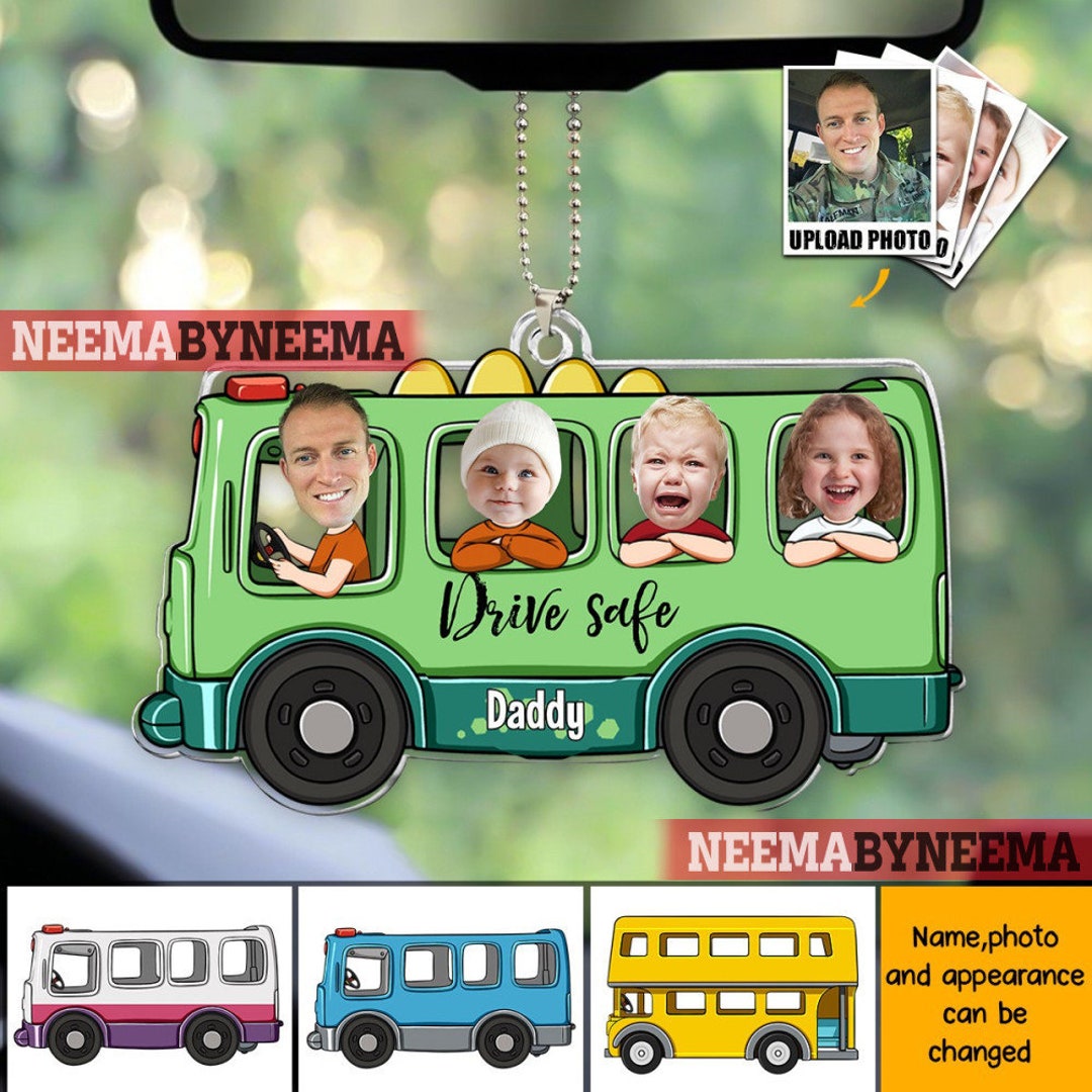 Drive Safe Mommy Personalized Car Photo Ornament 2 Hoc4 - Etsy