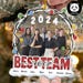 Best Team Ever Personalized Acrylic Photo Ornament ORNA1210 - Etsy
