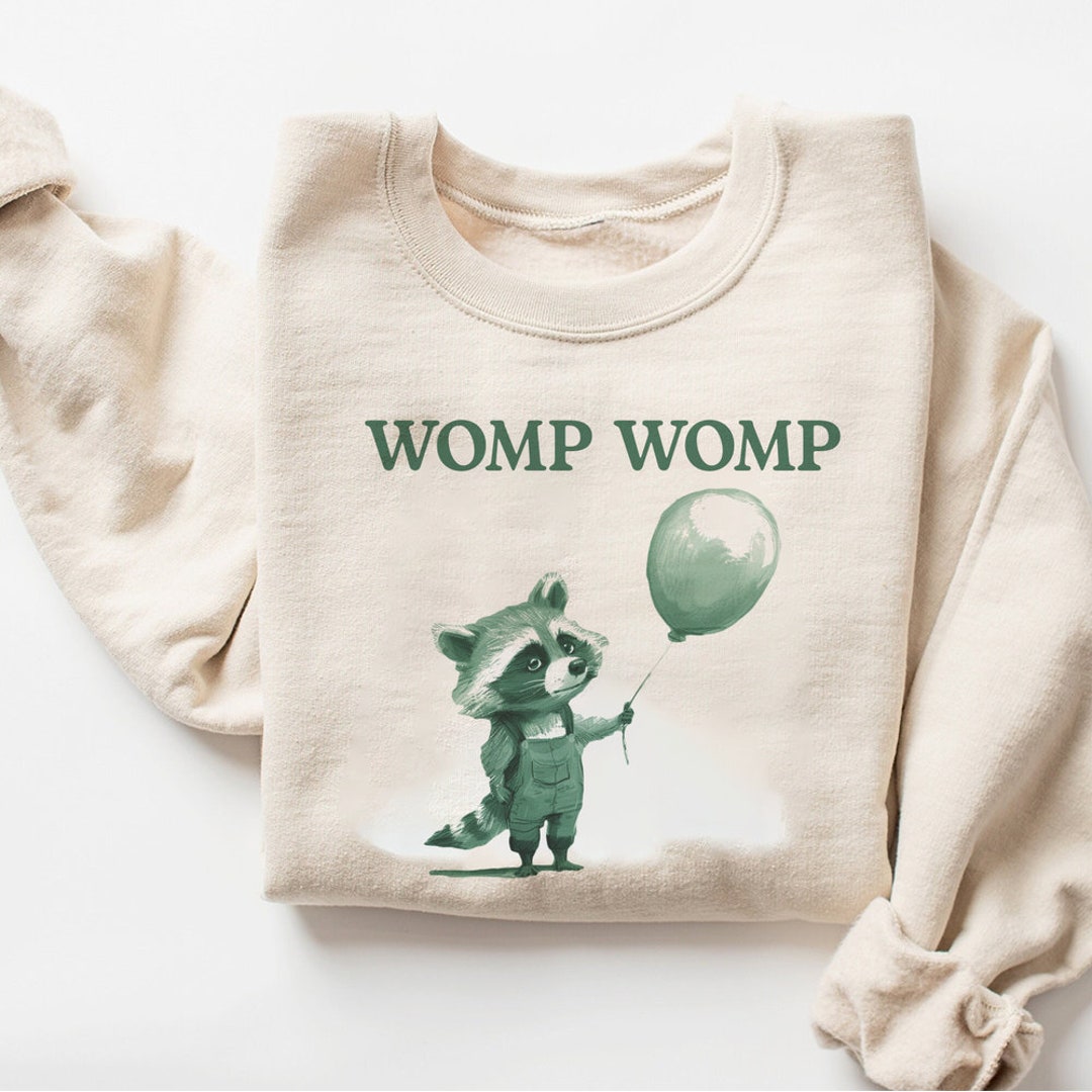 Womp Womp Unisex Unisex Meme T Shirt, Funny T Shirt, Raccoon Graphic ...