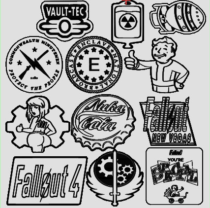 Fallout Svg File Batch - Etsy