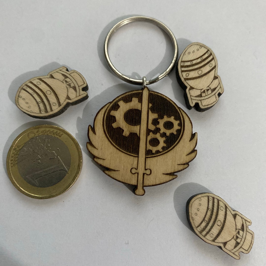 Fallout Key Ring Cda - Etsy