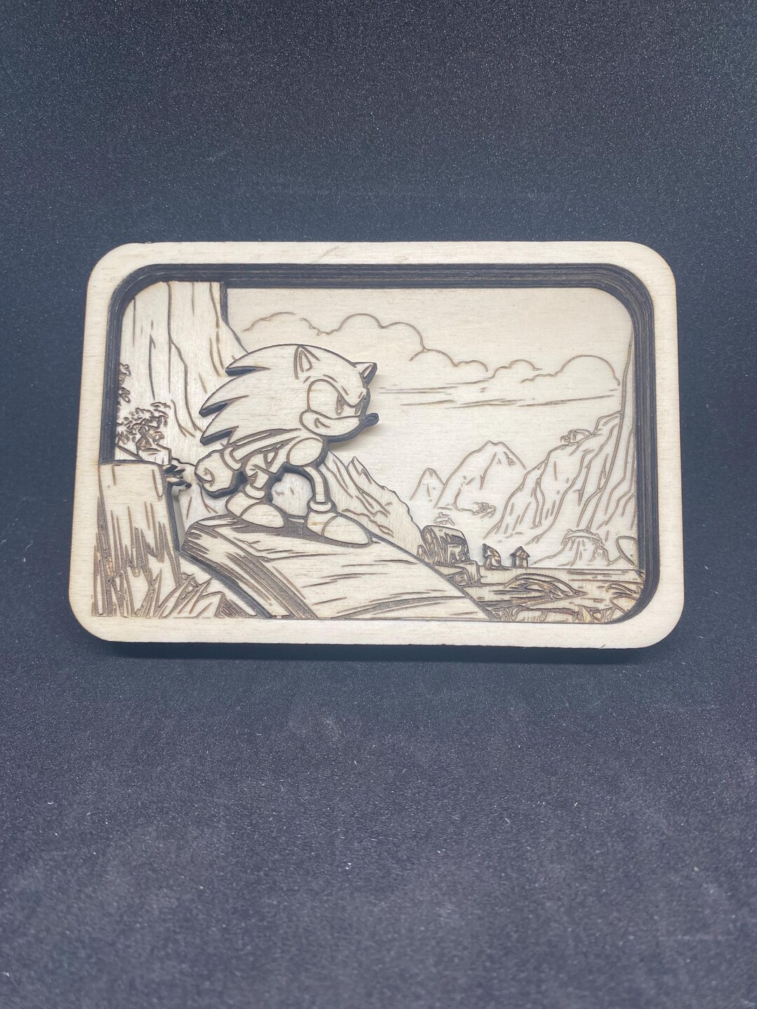 Sonic Relief Frame - Etsy