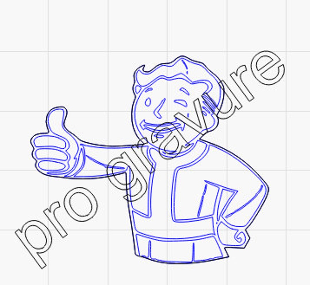 Svg Fallout Vault Boy - Etsy