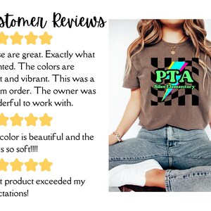 Custom PTA Shirt, Comfort Colors® Custom Pta T Shirt, Elementary Pta ...