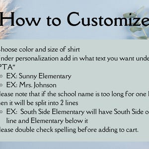 Custom PTA Shirt, Comfort Colors® Custom Pta T Shirt, Elementary Pta ...