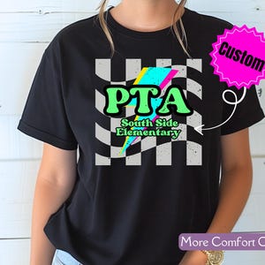 Custom PTA Shirt, Comfort Colors® Custom Pta T Shirt, Elementary Pta ...