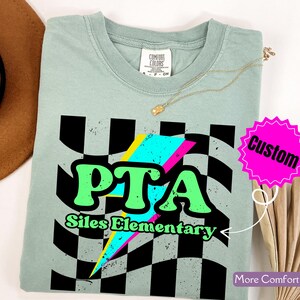 Custom PTA Shirt, Comfort Colors® Custom Pta T Shirt, Elementary Pta ...