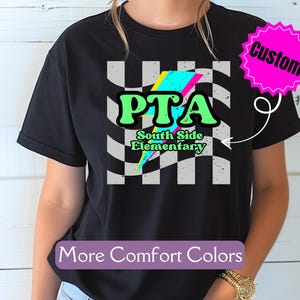 Custom PTA Shirt, Comfort Colors® Custom Pta T Shirt, Elementary Pta ...