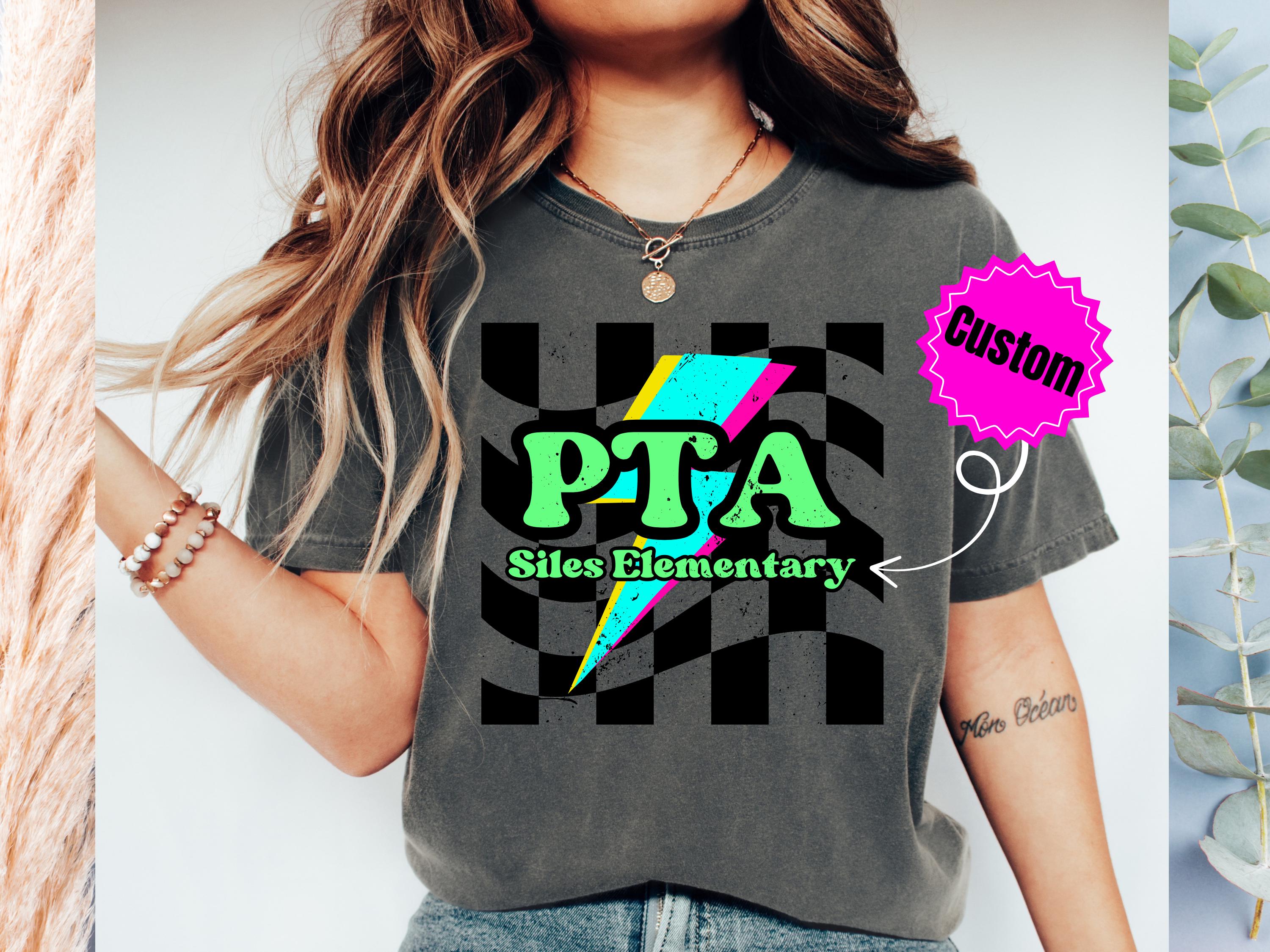 Custom PTA Shirt, Comfort Colors® Custom Pta T Shirt, Elementary Pta ...